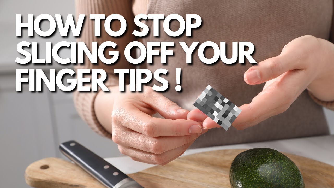 How to use a knife without SLICING your fingers off! - YouTube