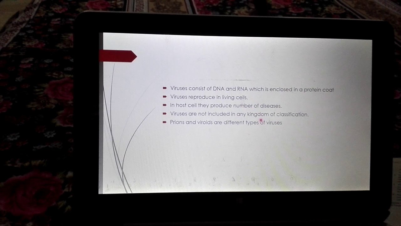 chapter 3 biodiversity . Status of viruses pre 9th biology - YouTube