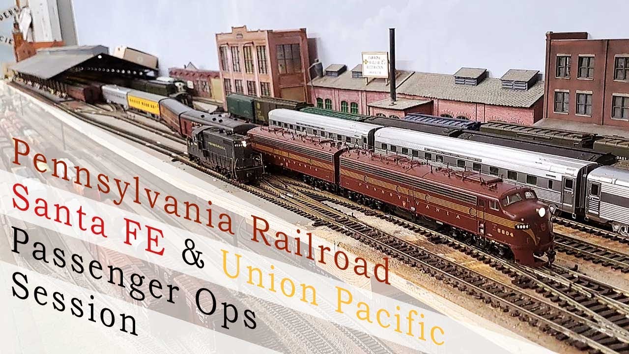 Chicago Passenger Train Ops - Pennsylvania Railroad, Santa Fe & Union ...