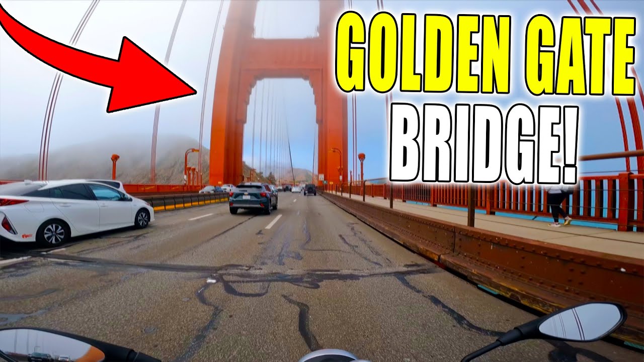 I rode across the Golden Gate Bridge! - YouTube
