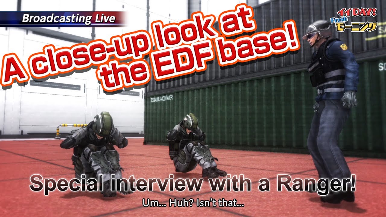 EARTH DEFENSE FORCE 5 3rdPV:A close-up look at the EDF base! - YouTube