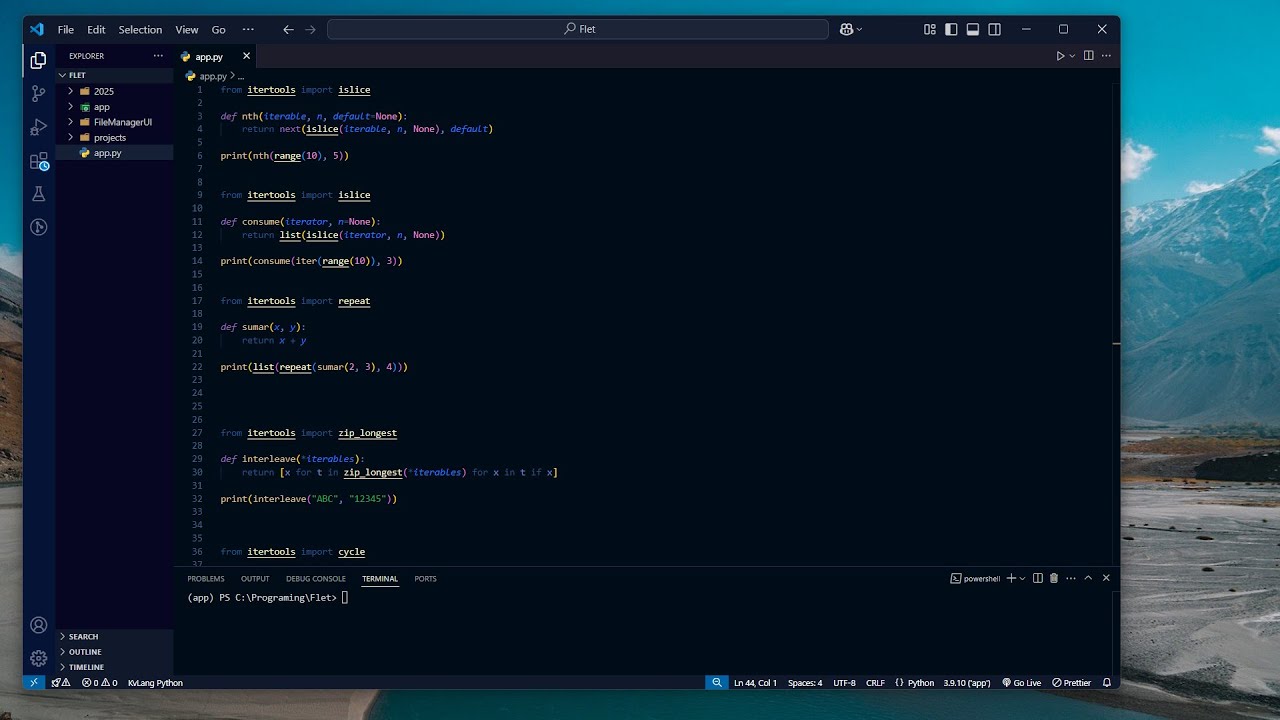 Estudia y Programa Conmigo | 40 min en Tiempo Real | Sin Hablar | Python & Itertools 🚀 - YouTube