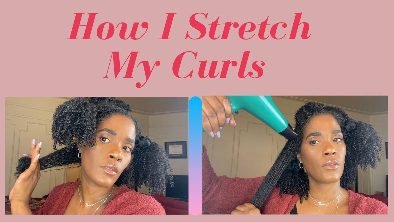 How I Stretch My Curls - YouTube
