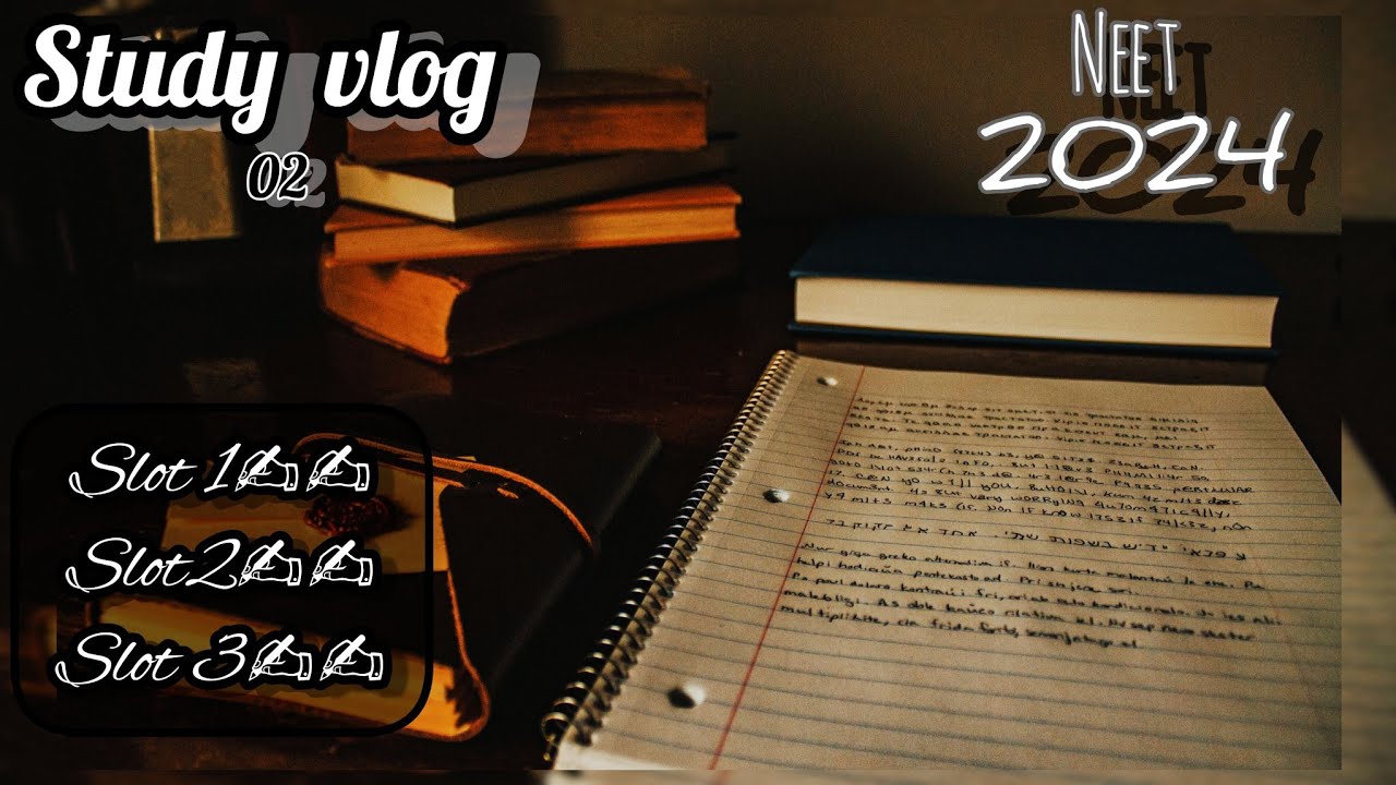 STUDY VLOG 📚 🏼|| #neet 📝SLOT WISE STUDY📝|| #studyvlog A day in my life🥰 ...