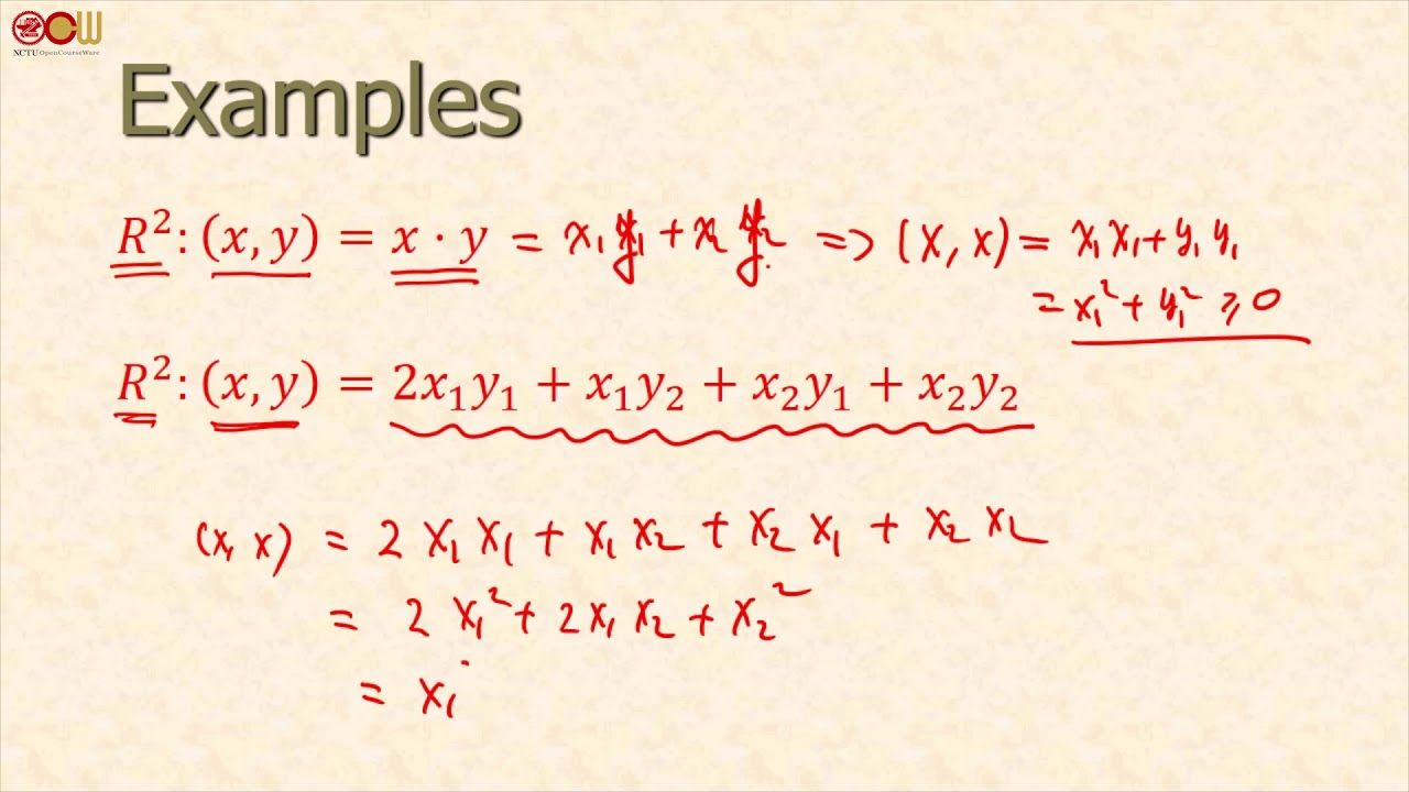 Lec14 線性代數 linear algebra Ch 3.4：線性空間 Linear Spaces - YouTube