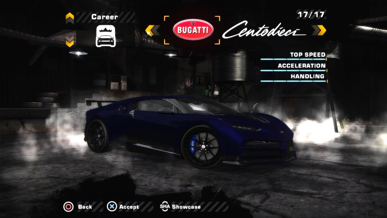 NFS Most Wanted - 2020 Bugatti EB110 Centodieci - YouTube
