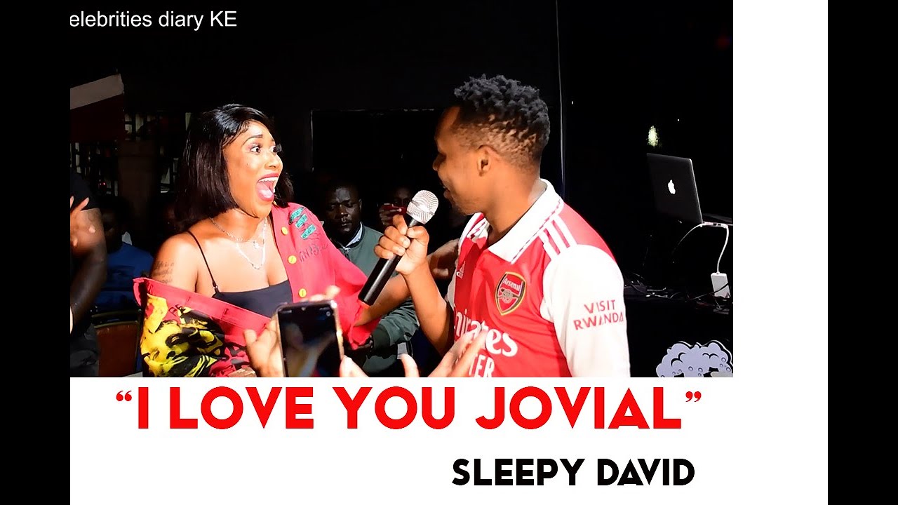 Sleepy David's beautiful message after meeting jovial for the first ...