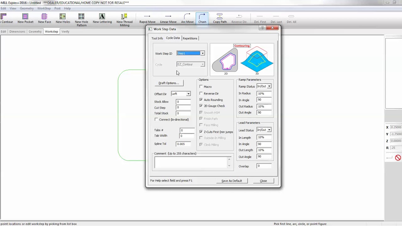 How to use Cutter Comp in EZ-CAM - YouTube