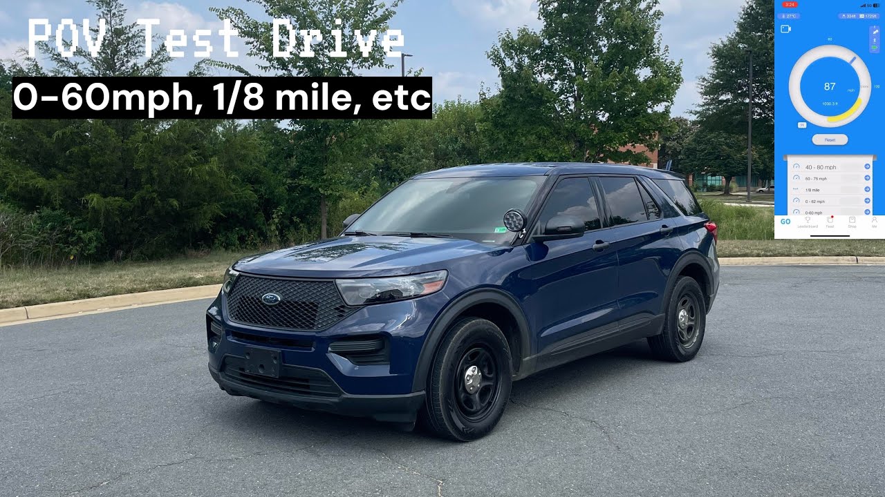 How Fast is a City Police SUV? Ford Police Interceptor Utility Hybrid 3 ...