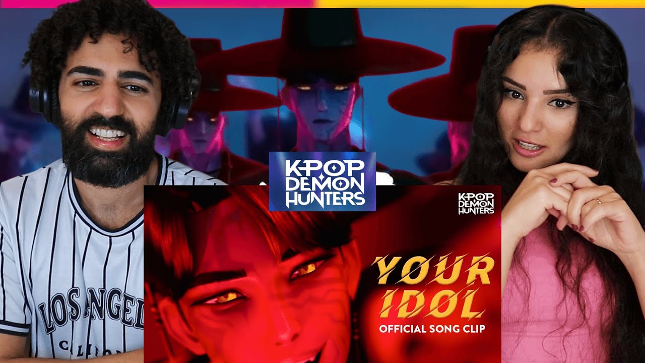 🇰🇷 We react to Your Idol | KPop Demon Hunters | Reaction - YouTube
