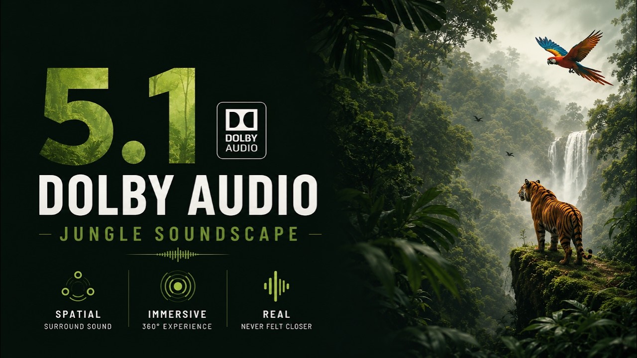 Dolby Audio 5.1 Experience: Real Jungle Soundscape - YouTube