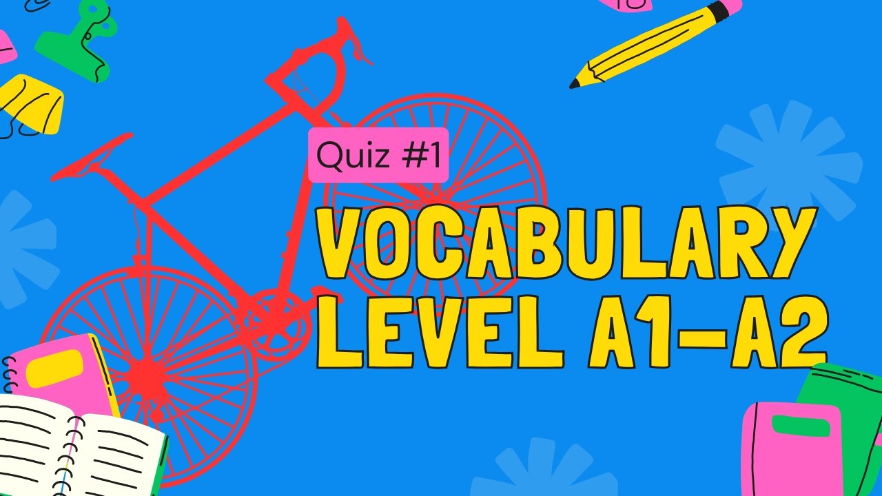 Vocabulary Quiz Level A1-A2 #1 30 Questions - YouTube