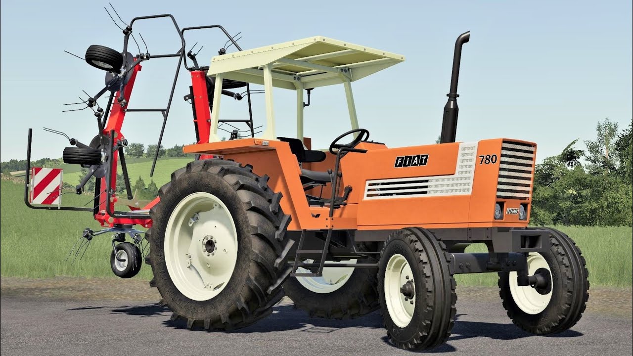 Farming Simulator 19 Fiat 780 + Vicon Fanex 604 - YouTube