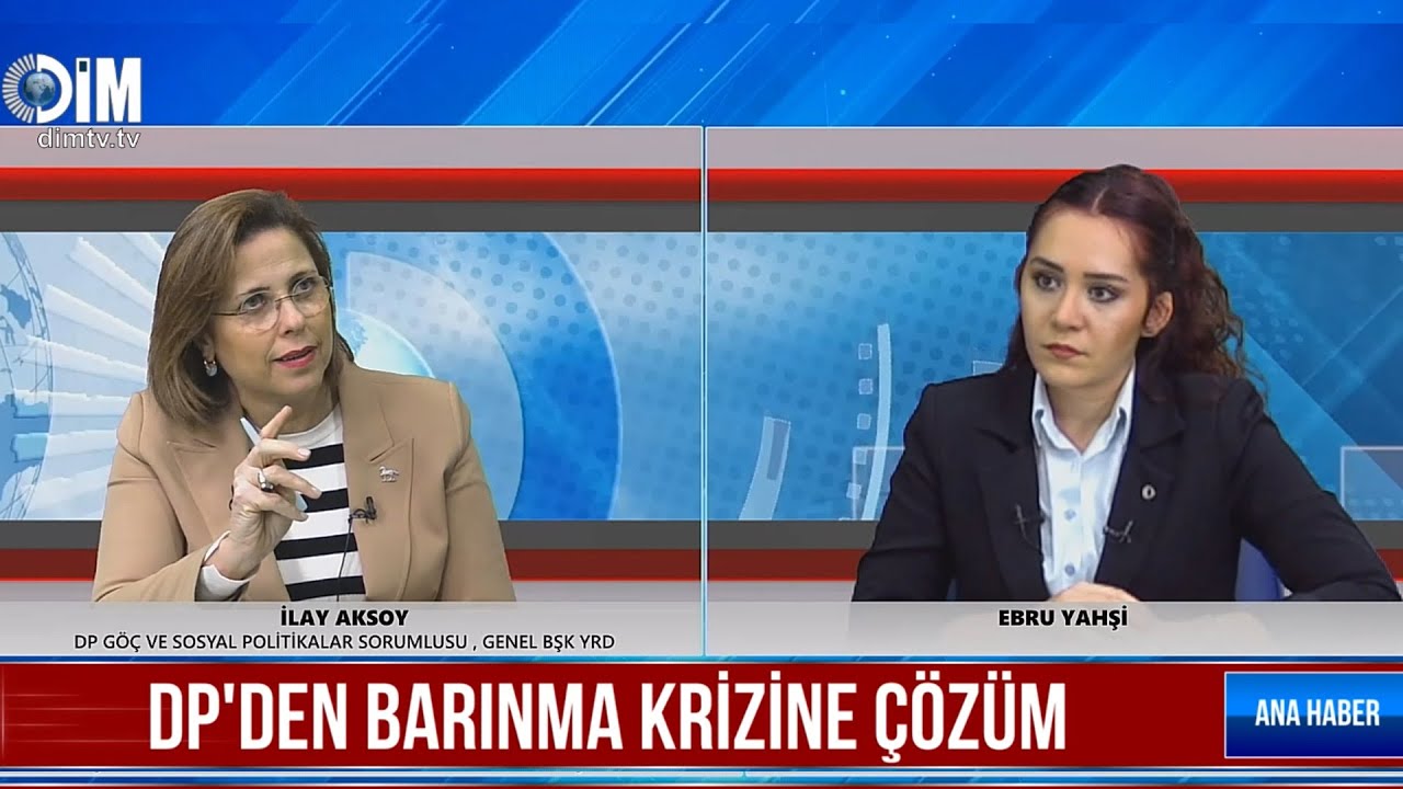 Demokrat Parti Göç ve Sosyal Politikalar Başkanı İlay Aksoy'dan Barınma ...