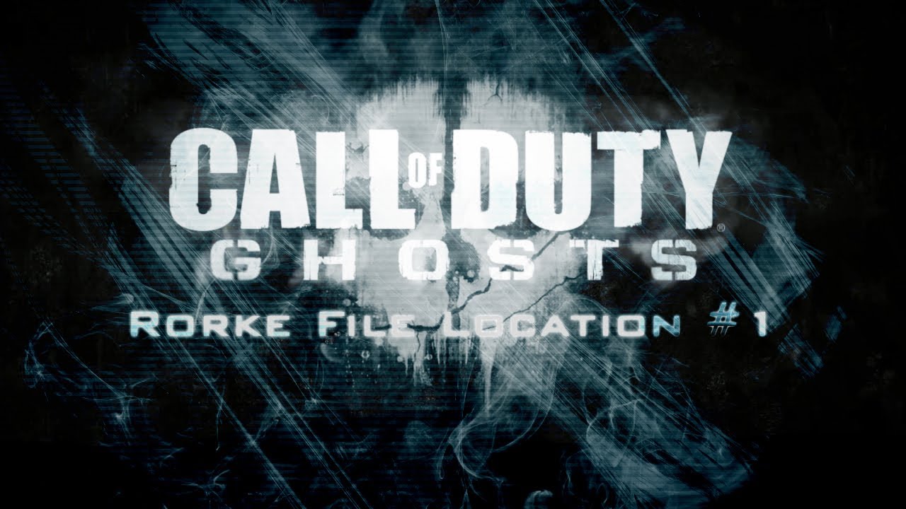 Call of Duty Ghosts "Ghosts Stories" Mission 1 Rorke File Location ...