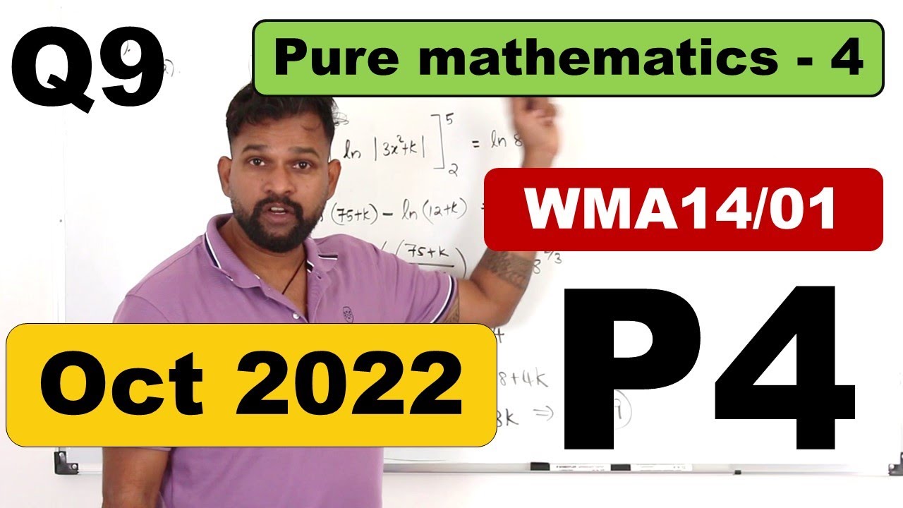 Oct 2022/P4 | WMA14/01 | Q.No.9 | Vectors, Skew lines, Vector lines ...
