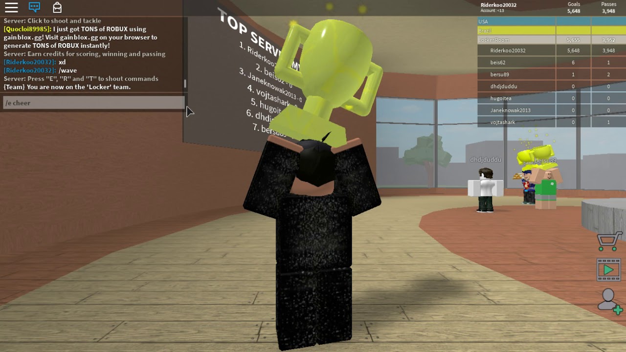 Roblox kick off gameplay CZ/SK. - YouTube