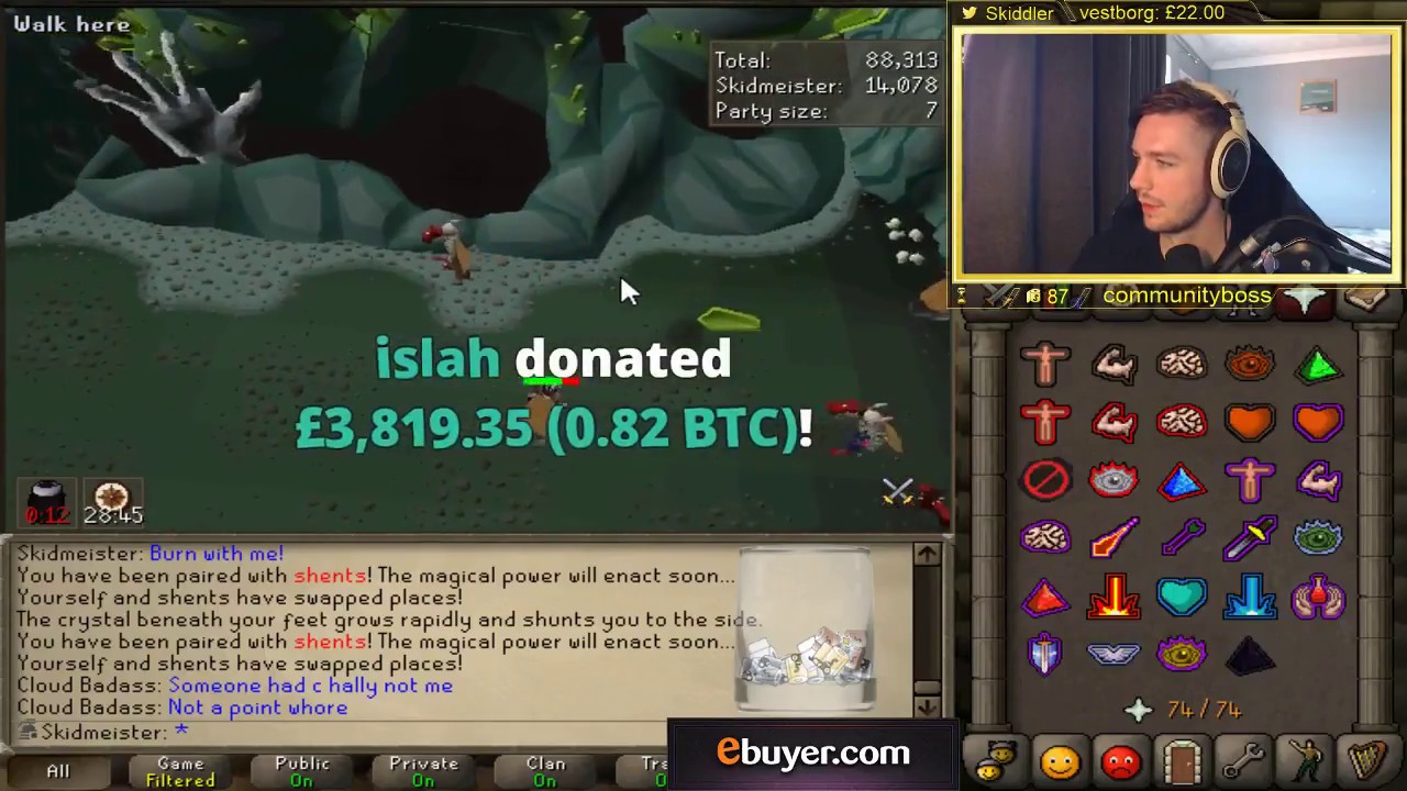 Skiddler Gets A Huge Donation - RUNESCAPE HIGHLIGHTS #281 - YouTube