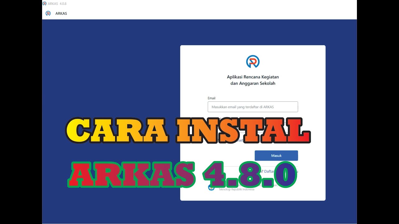 instal arkas 4.0.8 - YouTube