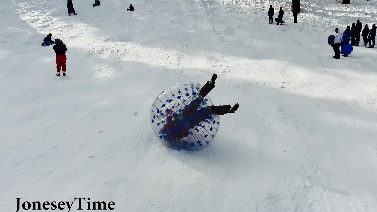 Zorb Sledding Trailer!!! - YouTube