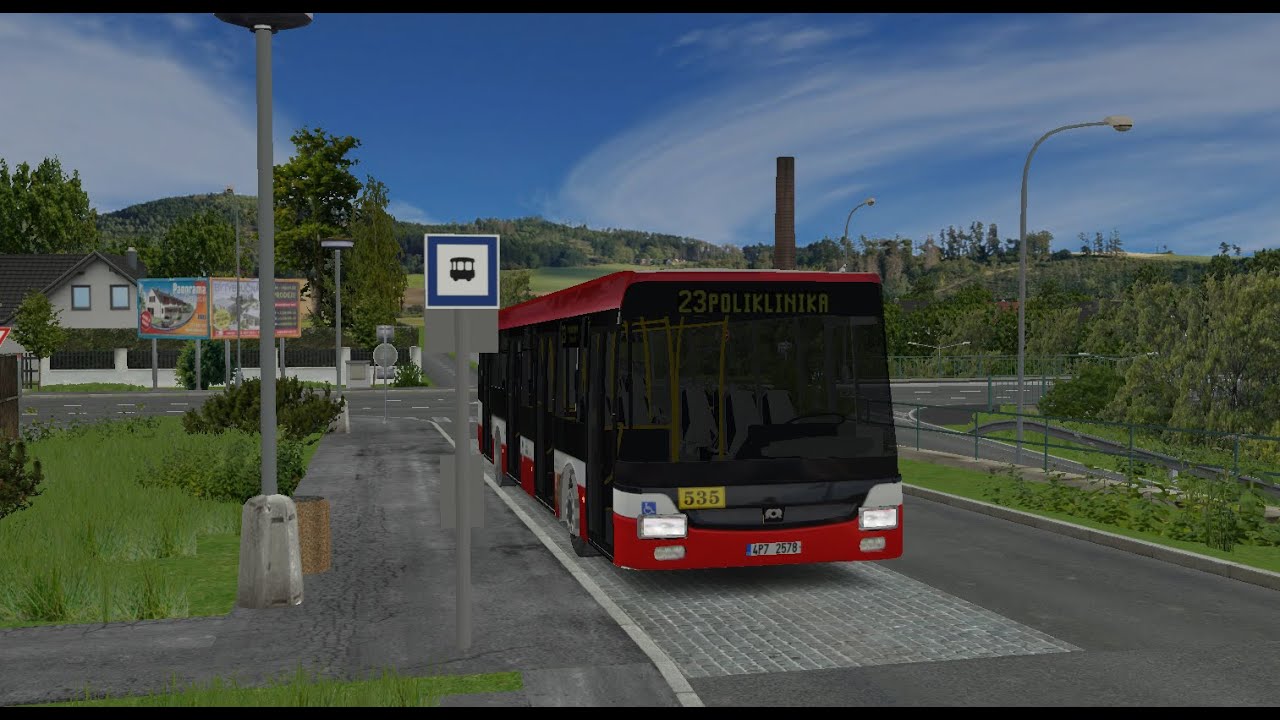 SIMT MHD - Linka 23 - Na Lukách - Poliklinika se SOR NB 12 dle VJŘ ...