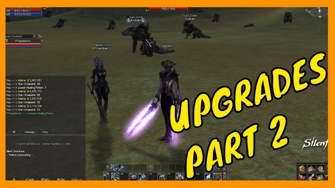 UPGRADES PART2 - Silent Interface DarkLite - Lineage 2 Interlude - YouTube