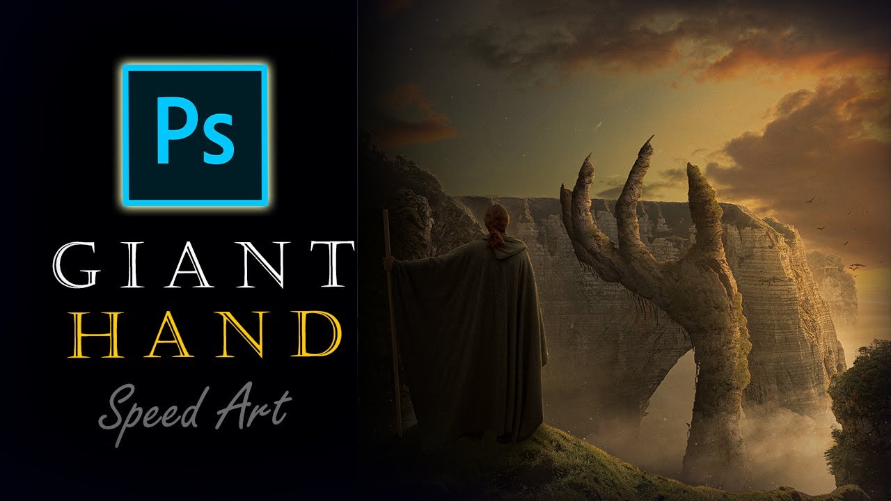 "Giant Hand" Fantasy Concept Art Photo Manipulation || Photoshop - YouTube