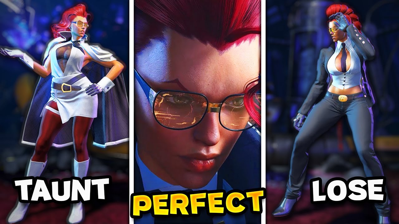Street Fighter 6 - All C. Viper Animations (Perfect, Taunts, Special ...