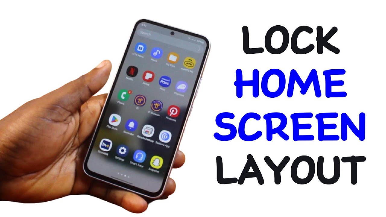 How to Lock Home Screen Layout in Samsung - YouTube