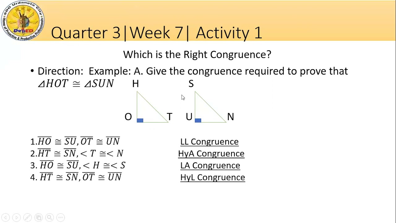 Quarter 3 Grade 8 Week 7 Points To Remember & Activity 1-2 - YouTube