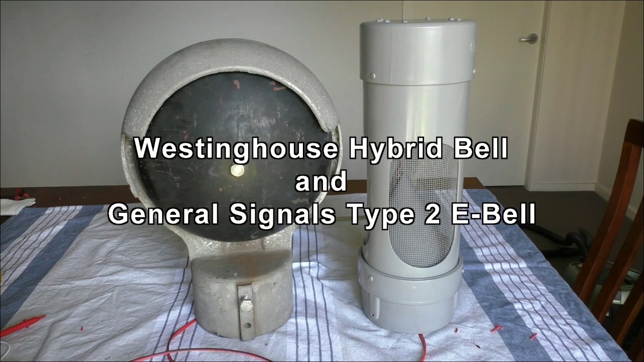 Westinghouse Hybrid Bell & General Signals E-Bells - YouTube