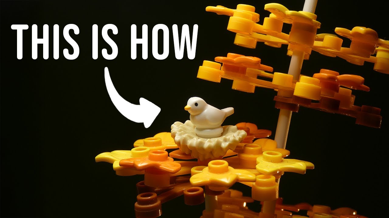 How to build INSANE Lego trees - YouTube