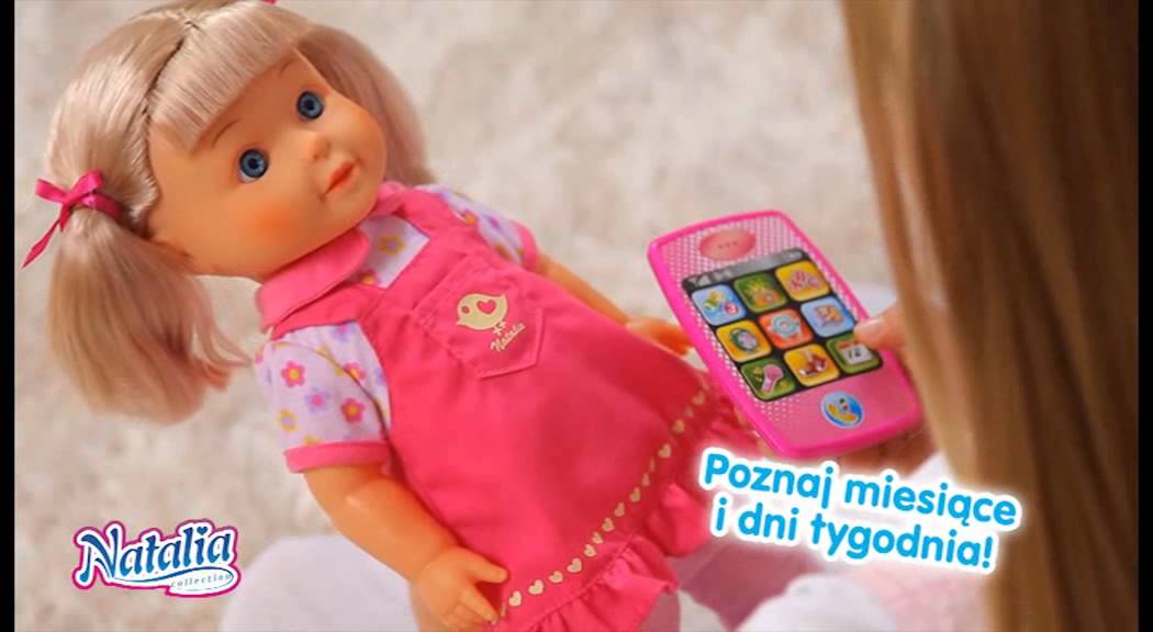 Lalka Natalia ze Smartfonem - YouTube