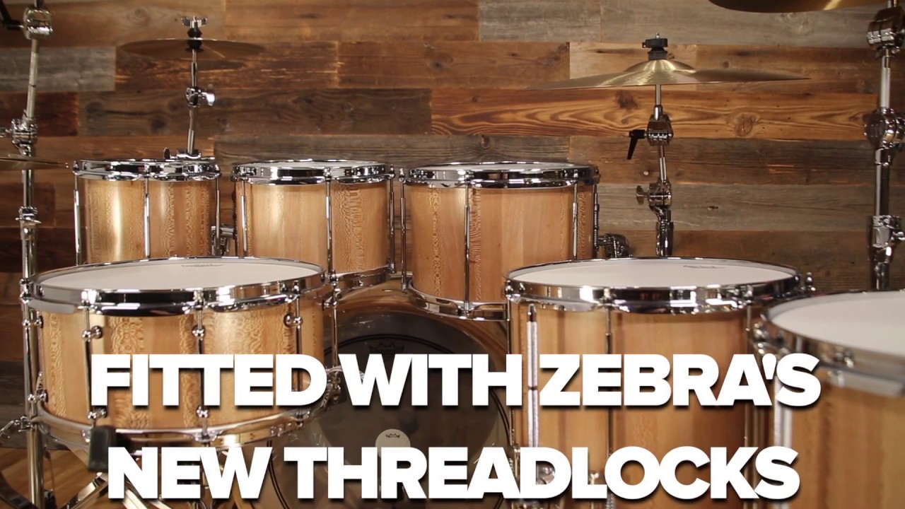 ZEBRA DRUMS LONDON PLANE TREE 7 PIECE DRUM KIT - DRUMAZON SHOW REEL ...