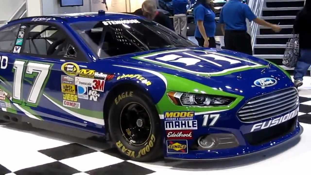 Ford Fusion Nascar at the 2013 Chicago Auto Show - YouTube