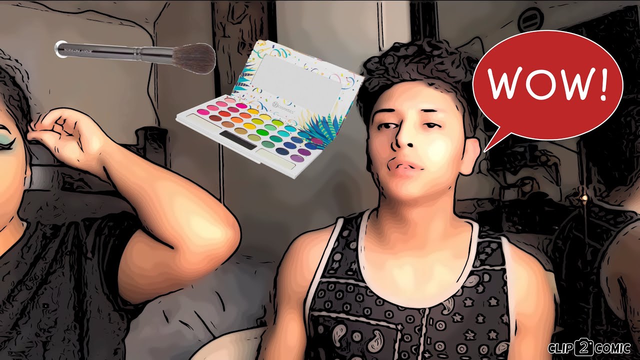 Boyfriend does GF makeup - YouTube