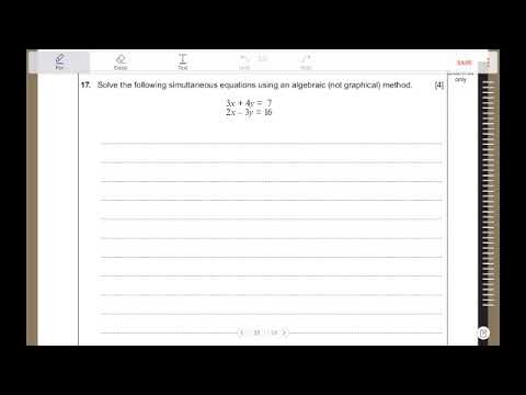 WJEC GCSE Mathematics Intermediate Unit 1 : Simultaneous Equations ...