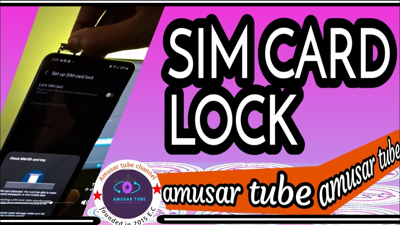 our stolen mobile phone SIM CARD LOCK tutorial steps by step in oromic ...