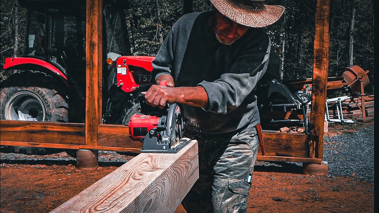 Building A Timber Frame Mountain Workshop & Garden Rescue - YouTube