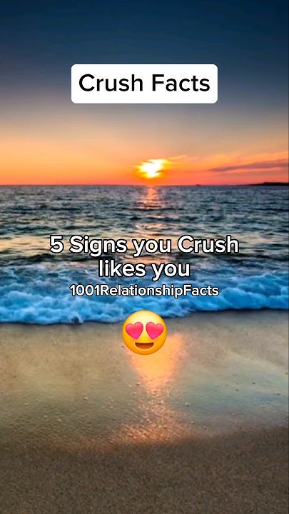 5 Signs your Crush likes you... | Crush Facts | #facts #lovefacts #psychologyfacts #subscribe # ...