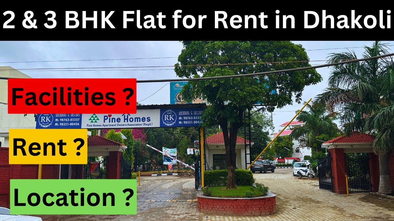 3BHK Flat for Rent in Pine Homes Dhakoli, Zirakpur | Flat for Rent in ...