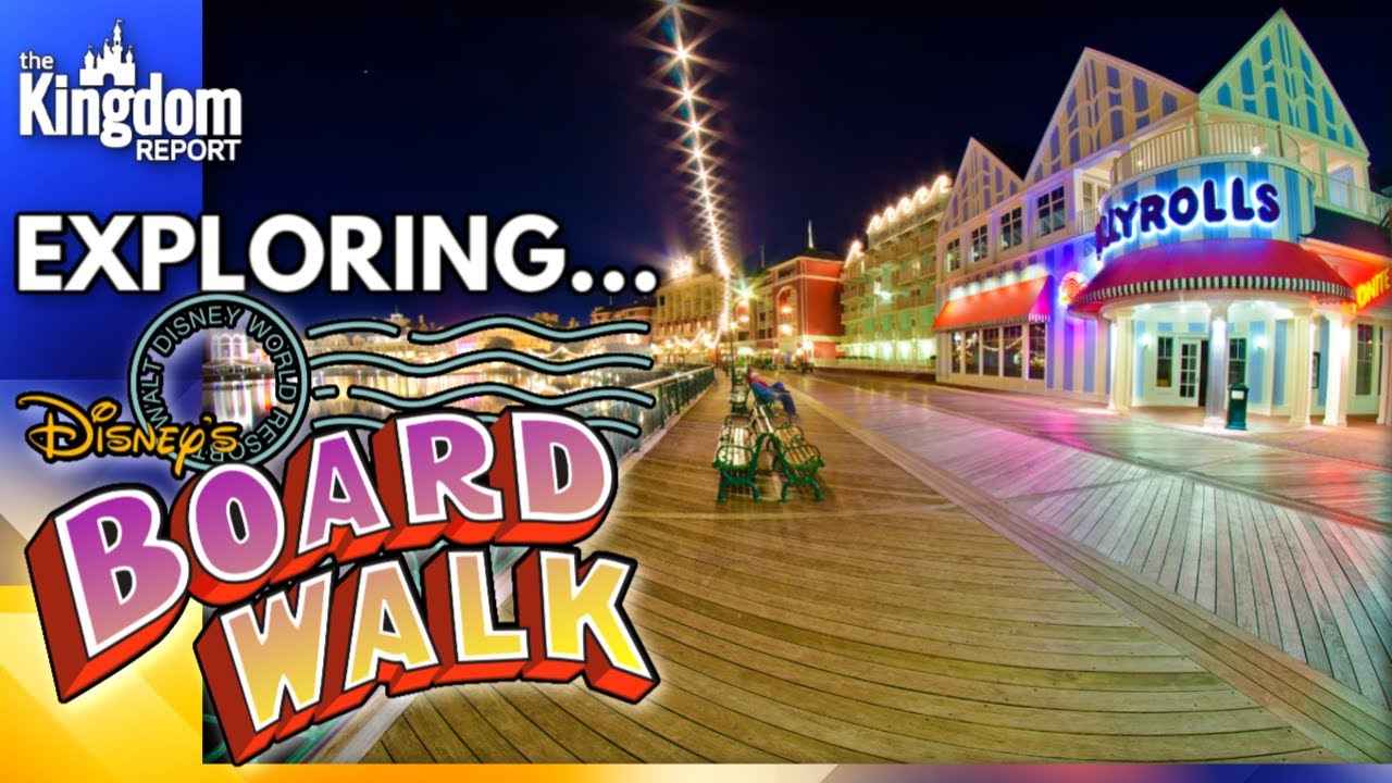 Exploring Disney's BoardWalk | Walt Disney World Resort 2020 - YouTube