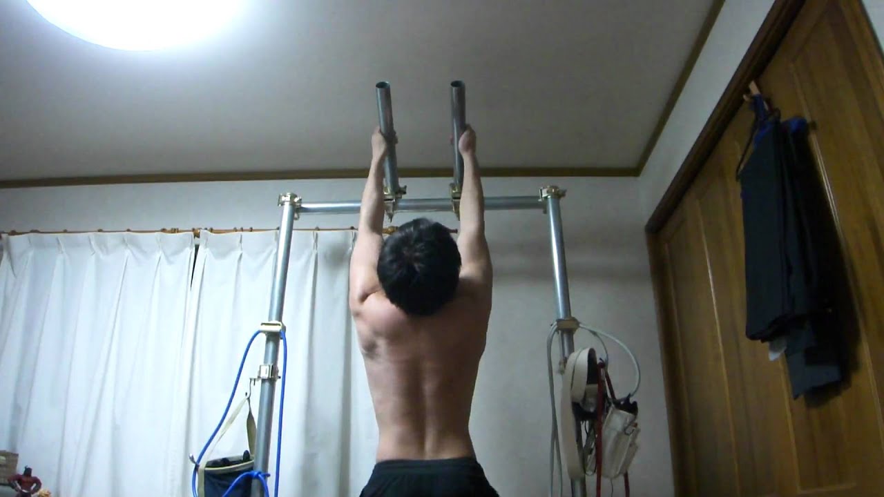 pull up parallel grip パラレルグリップチンニング 懸垂トレーニング - YouTube