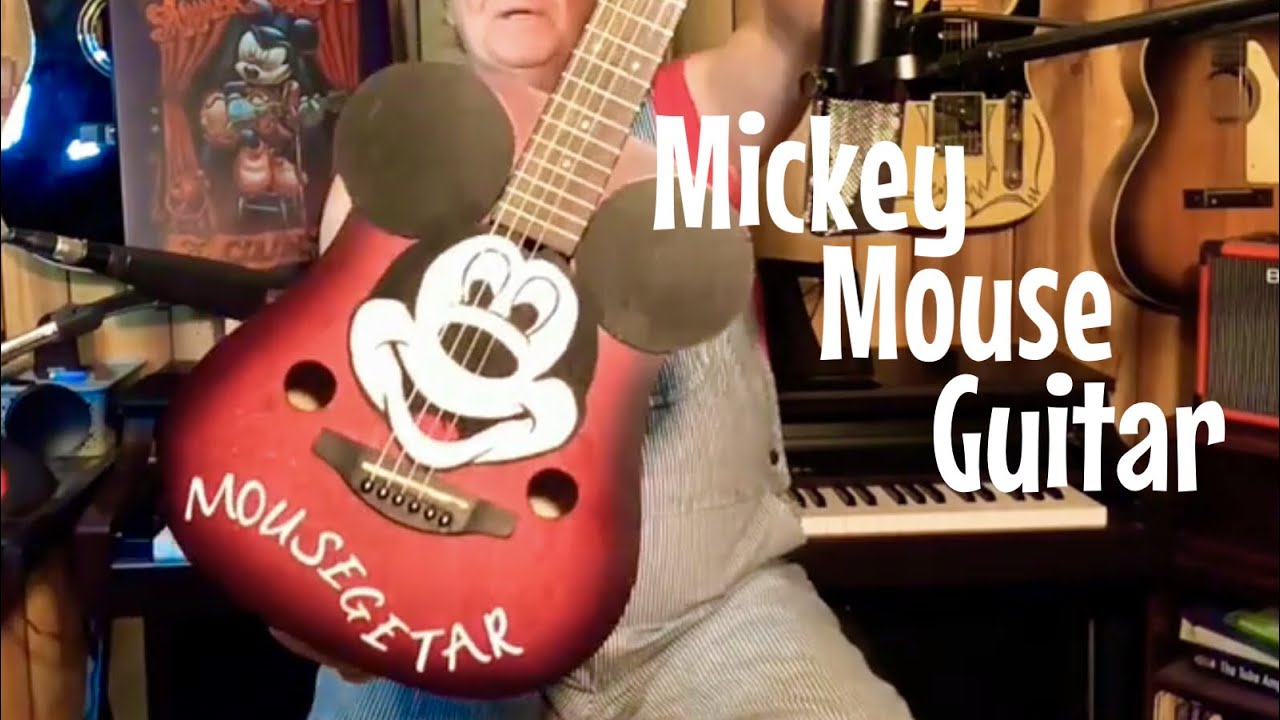 HOW I MADE A ( REAL MICKEY MOUSE ) Guitar..👀 - YouTube