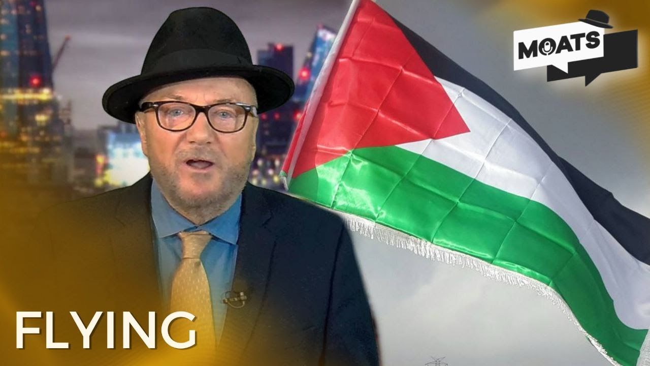Raising the Palestinian flag - YouTube