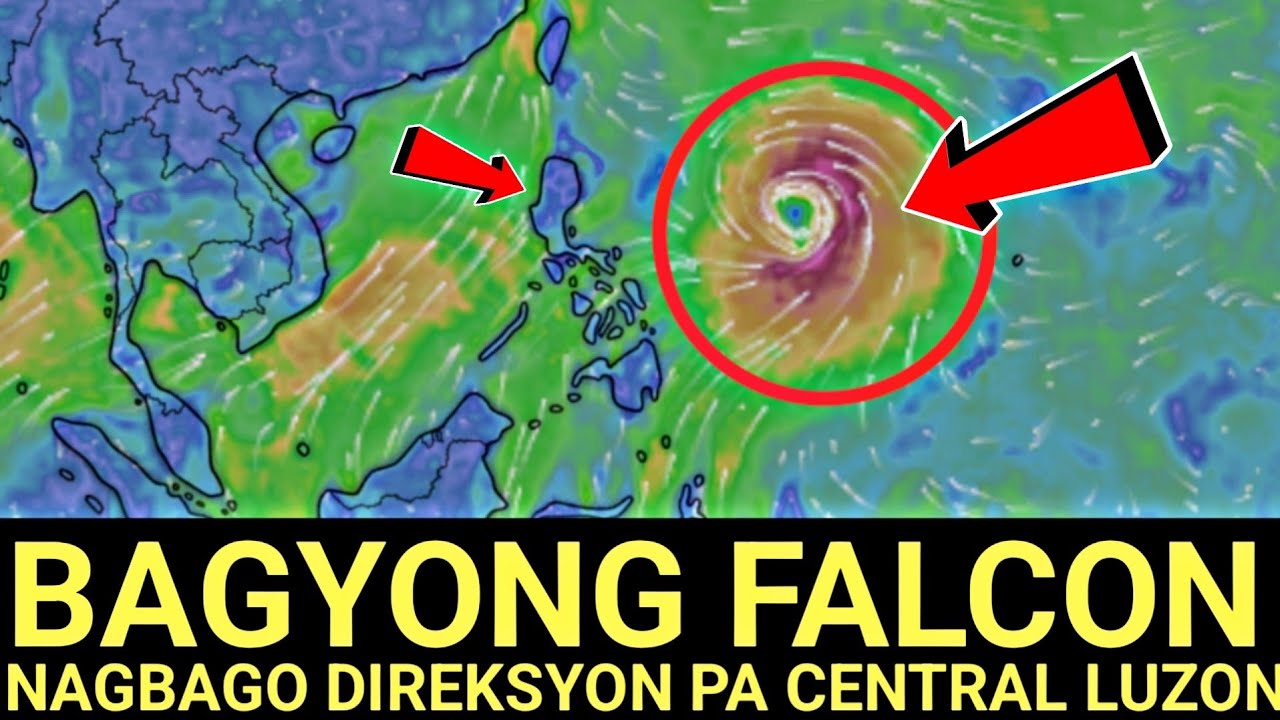 NASA CENTRAL LUZON NA Bagyong FALCON Lalong Lumalakas 85KPH NA! Posible ...