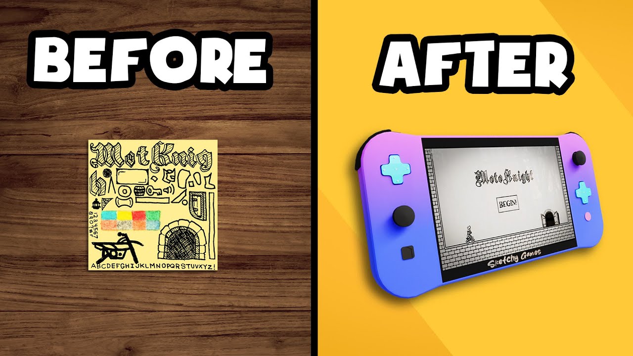 I Made An ENTIRE Video Game On A SINGLE Post-It Note - YouTube