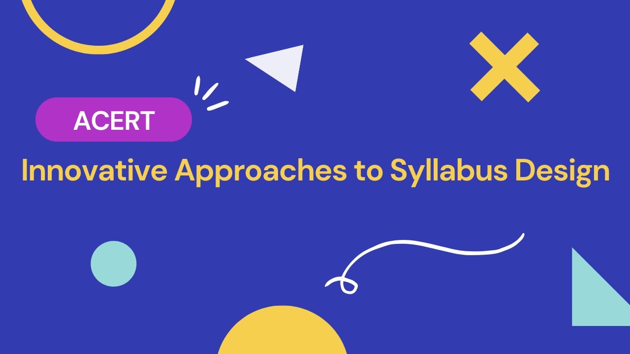 Innovative Approaches to Syllabus Design - YouTube