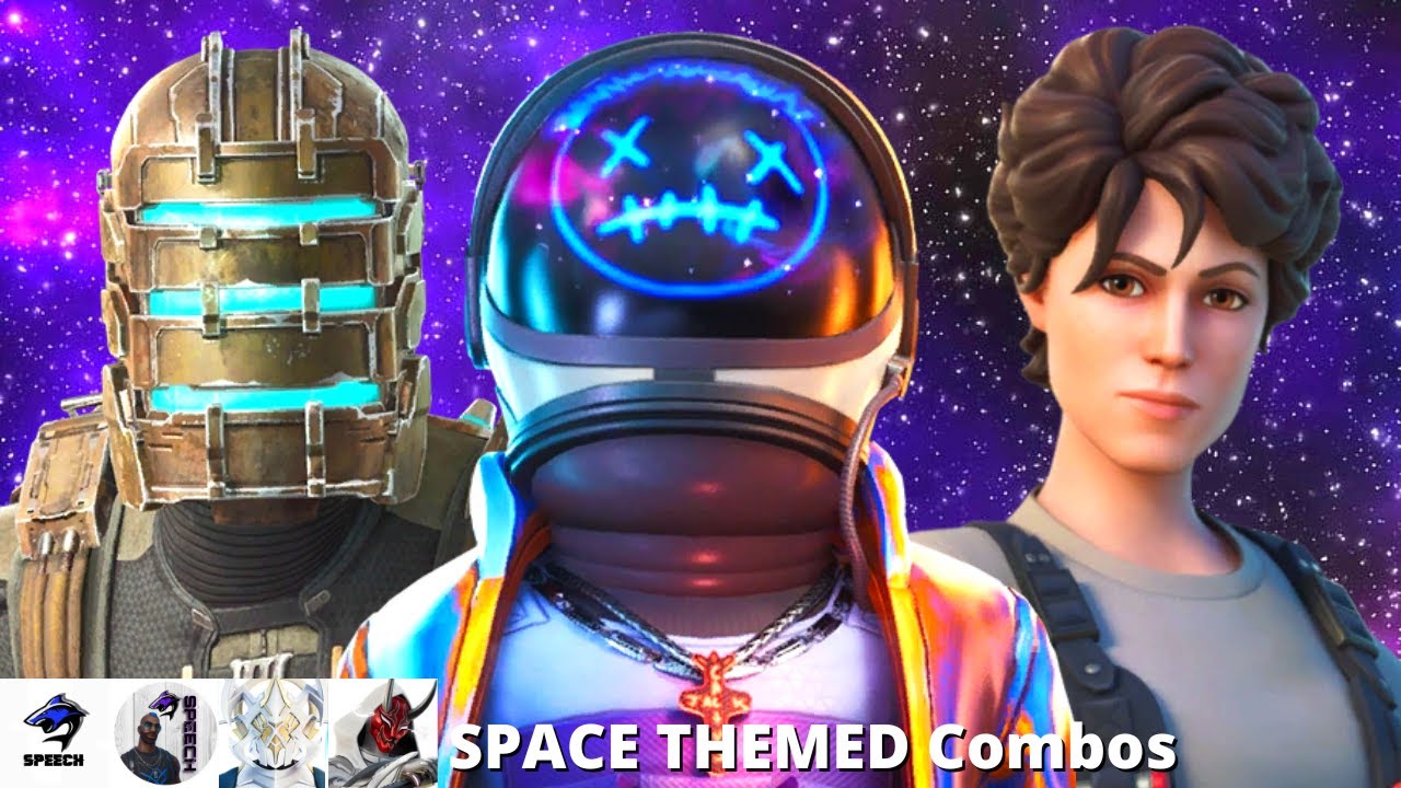 SPACE THEMED Combos (Fortnite Battle Royale) - YouTube