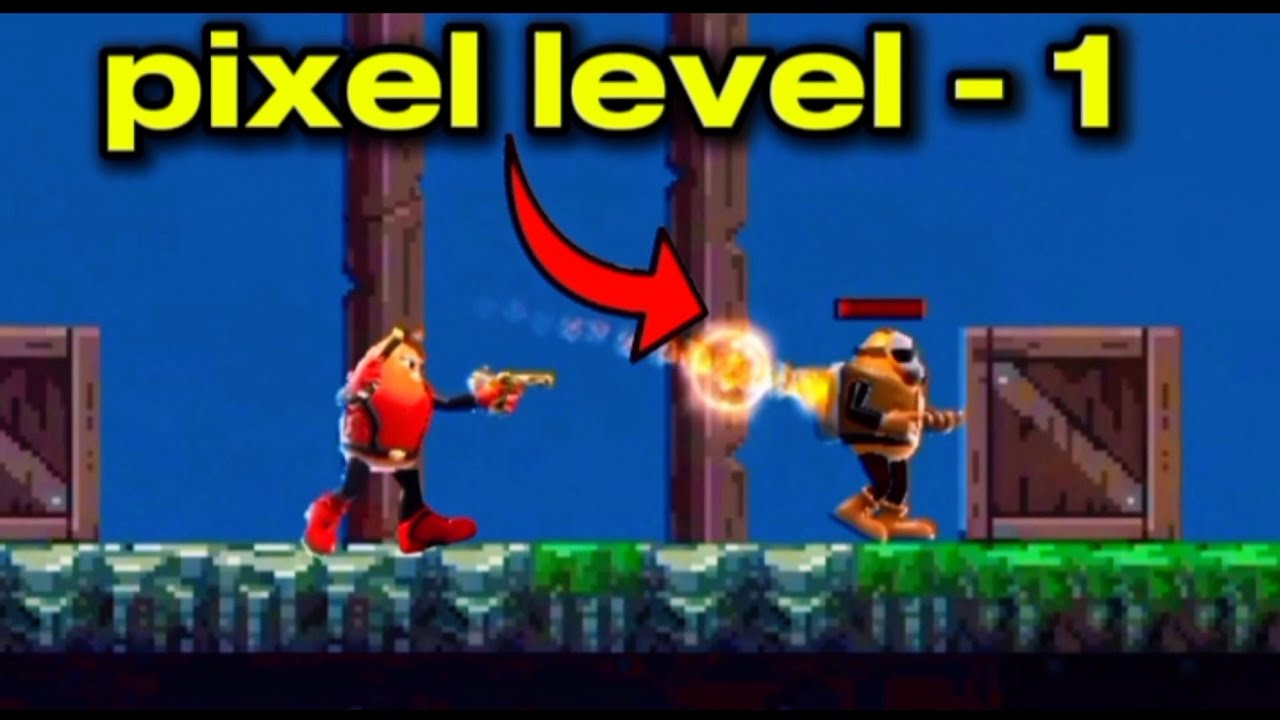 killer bean unleashed pixels level 1 || walk through || gameplay in ...